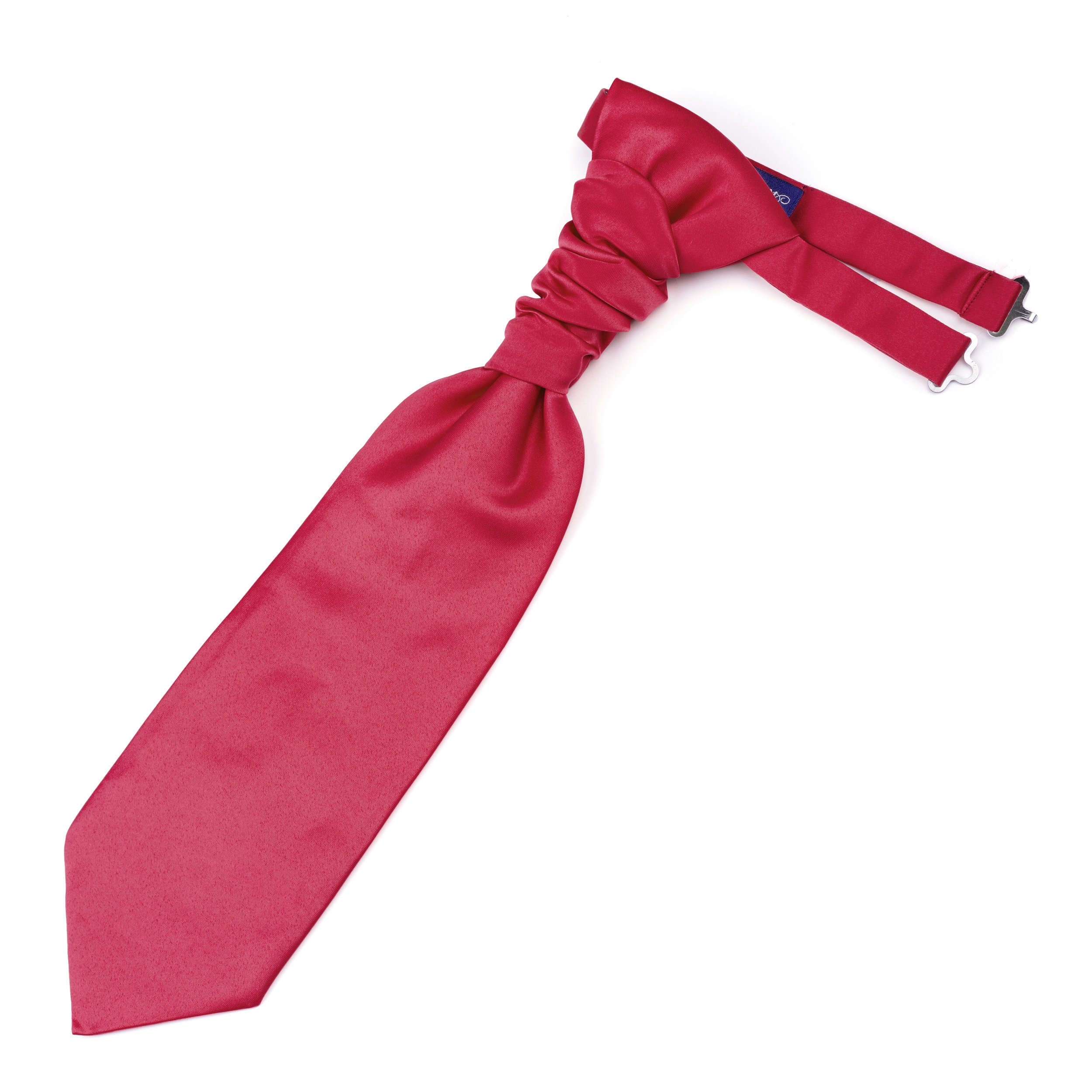 Plain Satin Cravat Plain Tuxedo Pre-Tied Cravat Traditional 9.5cm Width ...