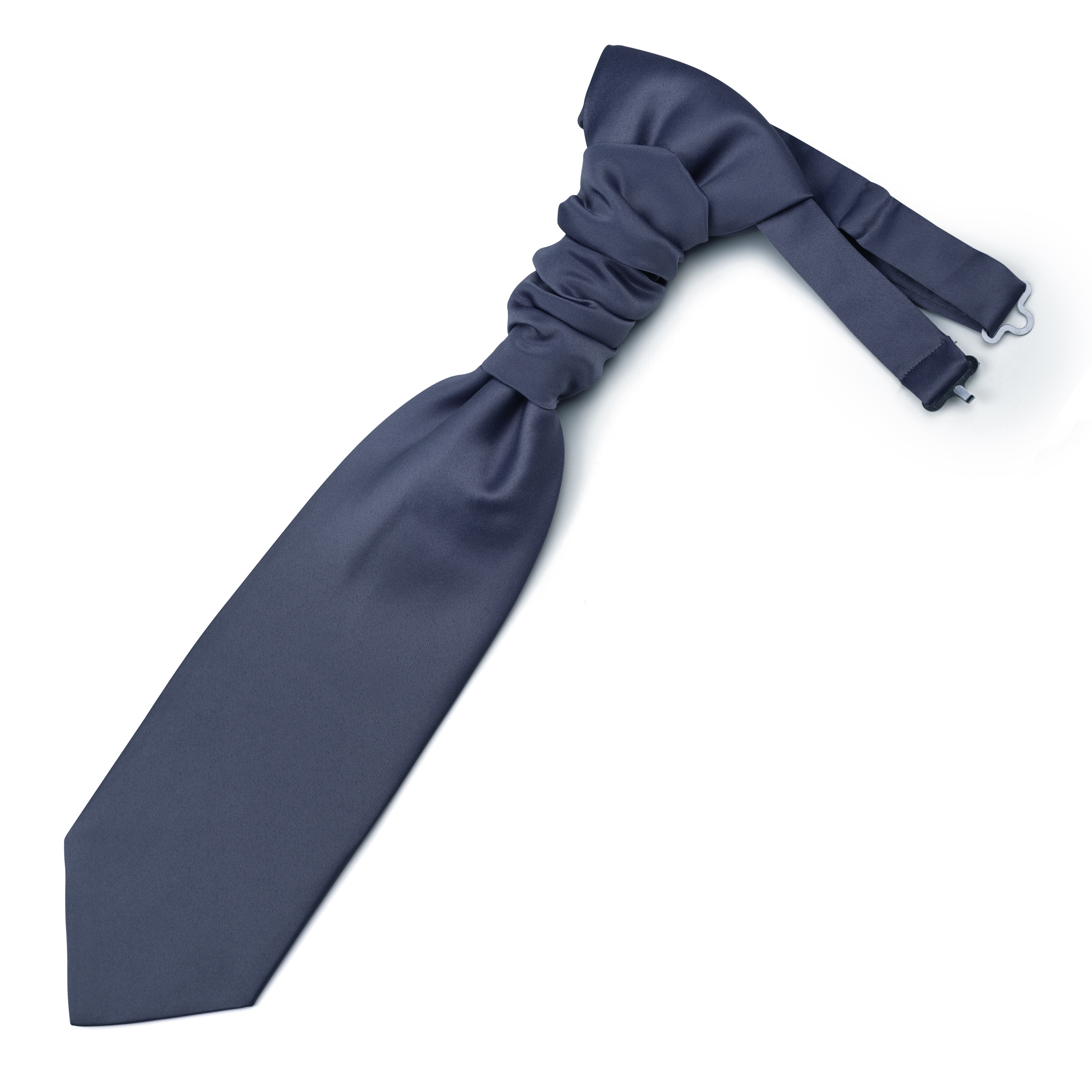 Plain Satin Cravat Plain Tuxedo Pre-Tied Cravat Traditional 9.5cm Width ...