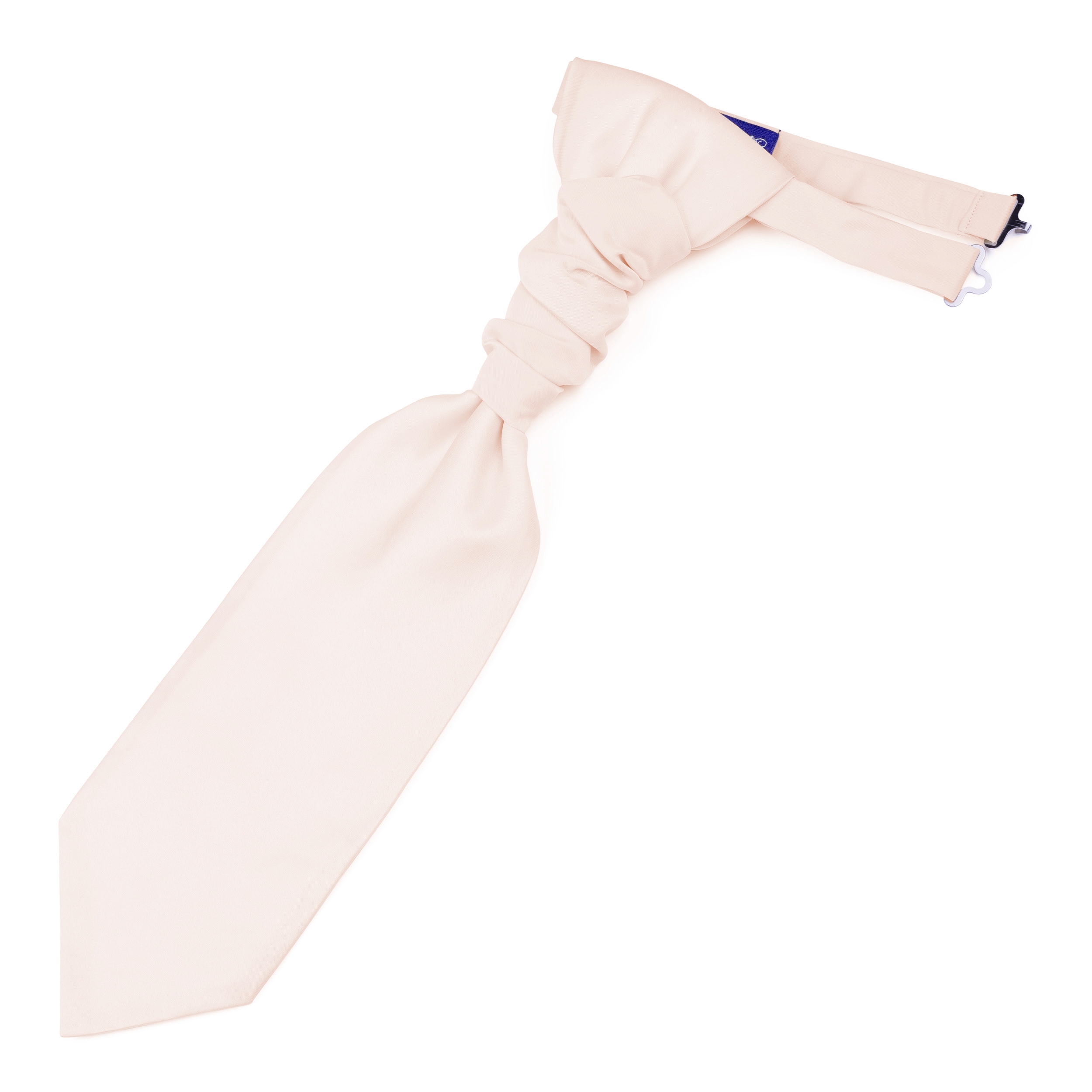 Plain Satin Cravat Plain Tuxedo Pre-Tied Cravat Traditional 9.5cm Width ...